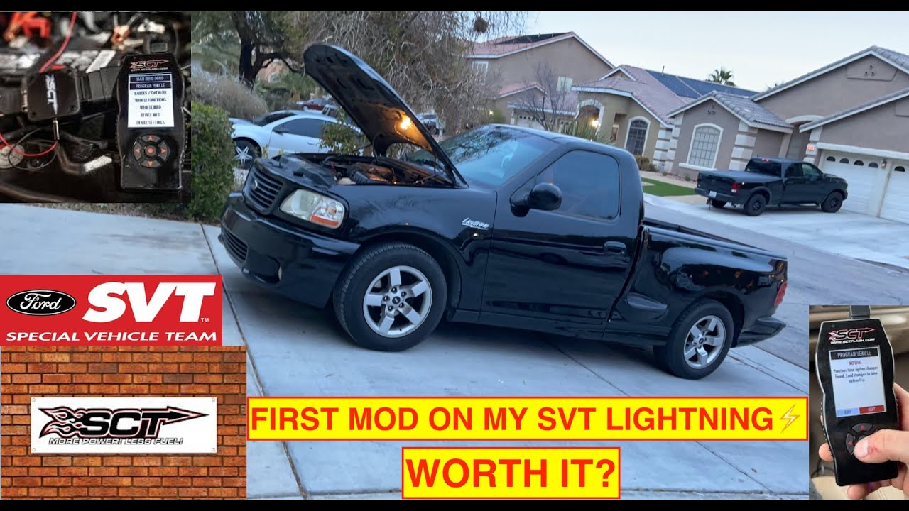 First mod on my SVT Ford Lightning. Was it worth it? - YouTube