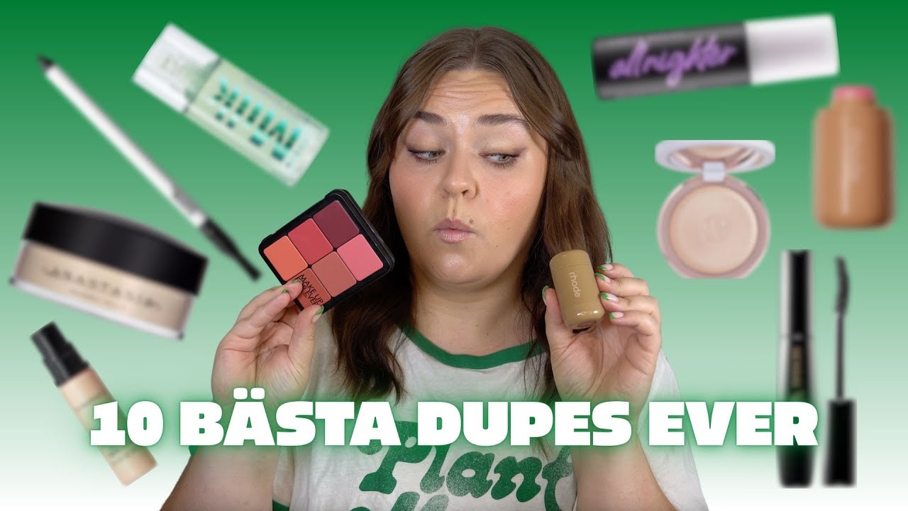 10 BÄSTA DUPES GENOM TIDERNA (så bra att jag slutat använda originalet ...