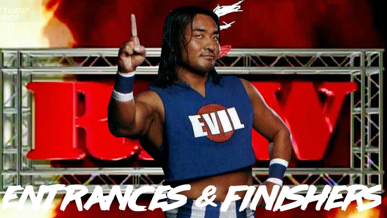 WWF RAW Entrances & Finishers Funaki - YouTube