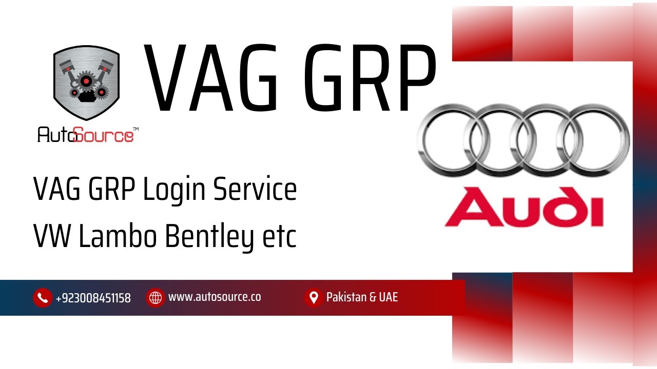VAG GRP Login available at autosource - YouTube