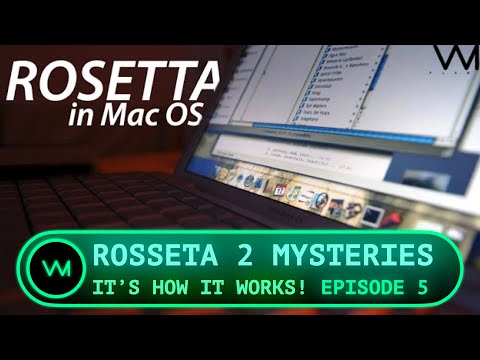 Rosetta in Mac OS X and now - VMflame Incorporated - YouTube
