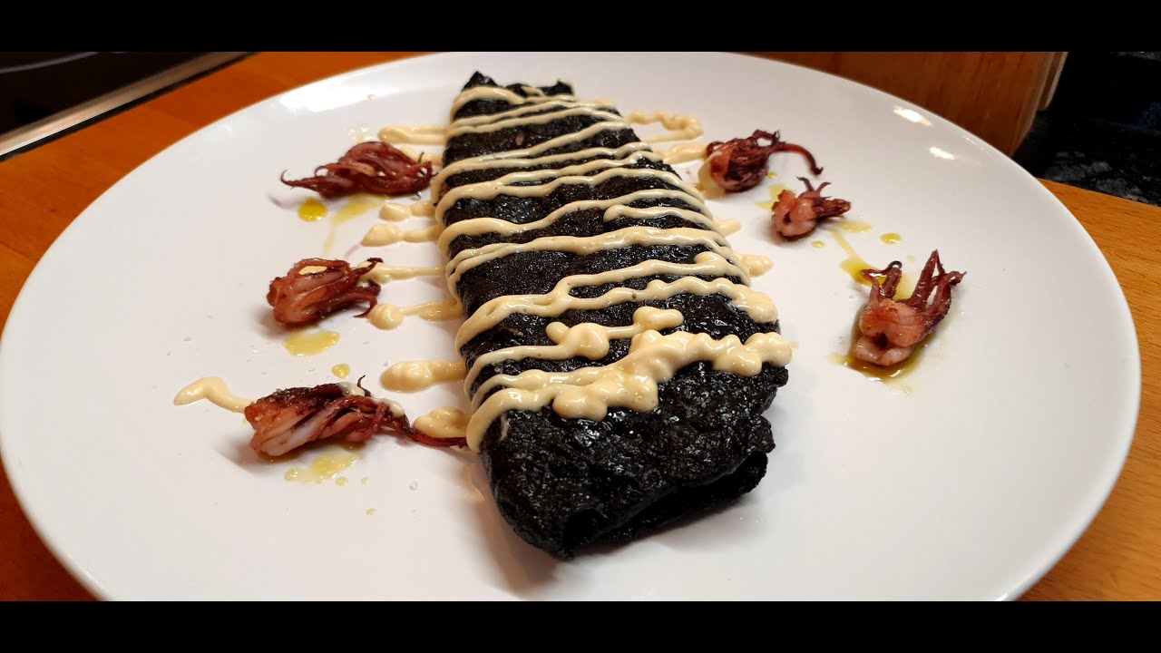 Tortilla negra con Calamares, 9 de agosto By Mi Cocina JIF - YouTube