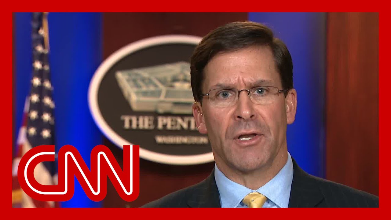 US Secretary of Defense shares how the military will get involved - YouTube