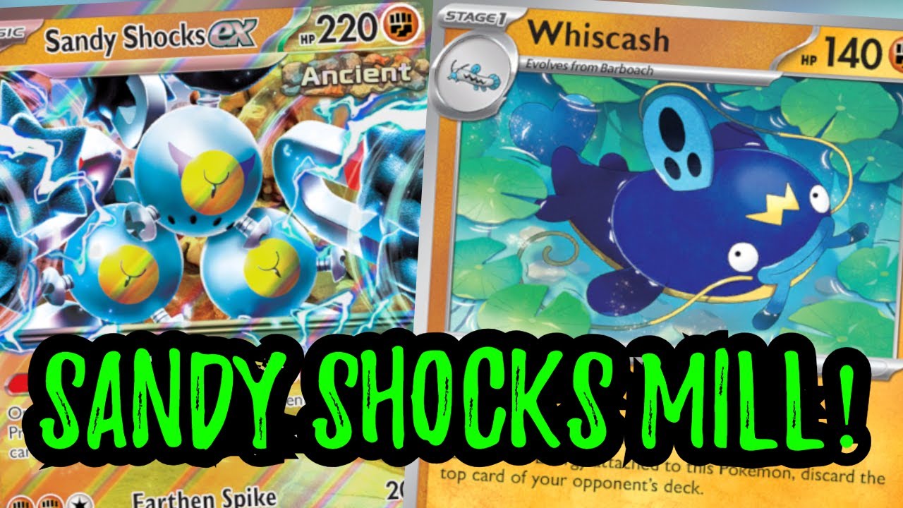 How does Sandy Shocks ex Helps Whiscash MILL YOUR OPPONENT?Pokemon TCG ...