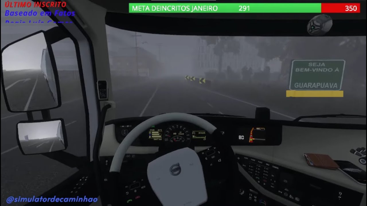 PASSANDO POR GUARAPUAVA/PR MAPA EAA // REBOQUE BITREM CARGA PERIGOSA ...