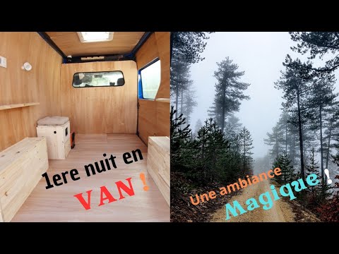 Première nuit dans le VAN ! - YouTube