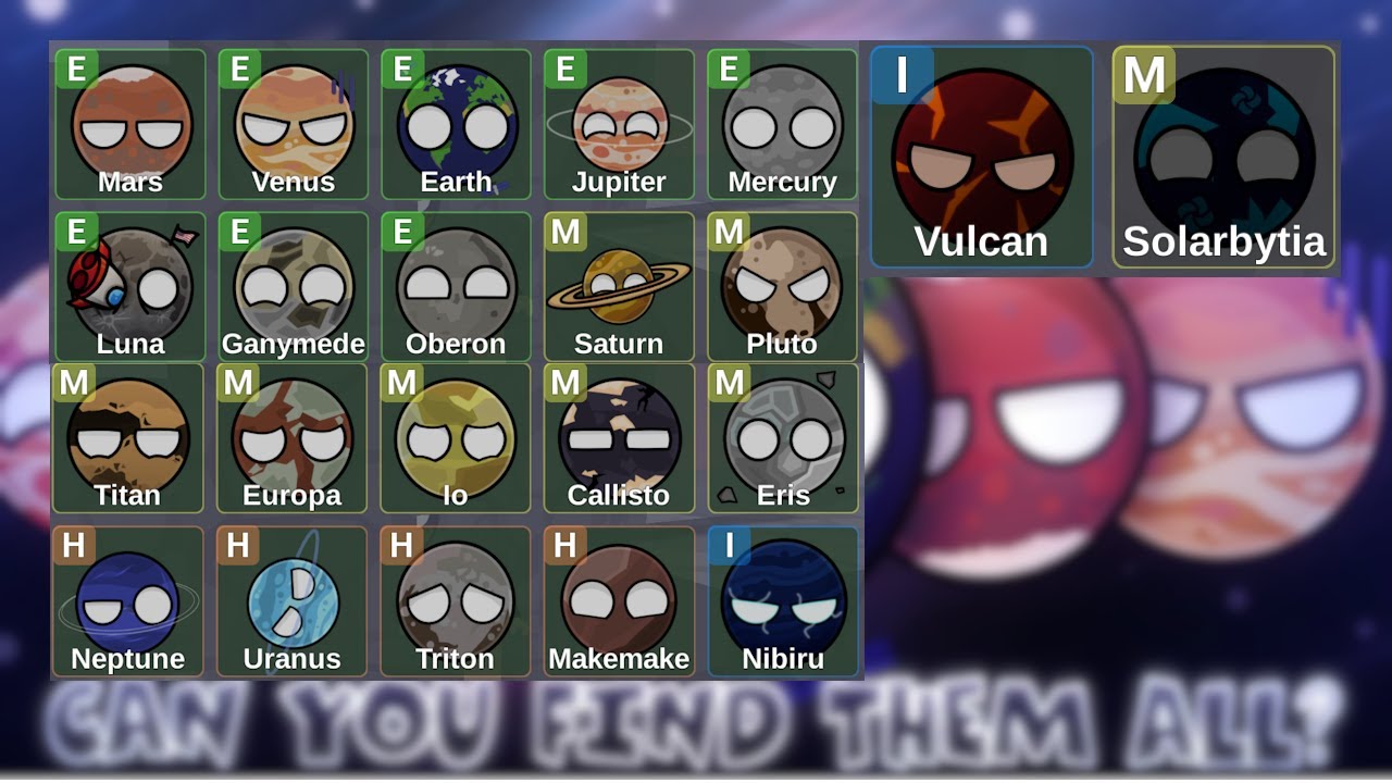 HOW to get ALL 22 PLANETS! Titan, Vulcan, Callisto, Eris, Nibiru ...