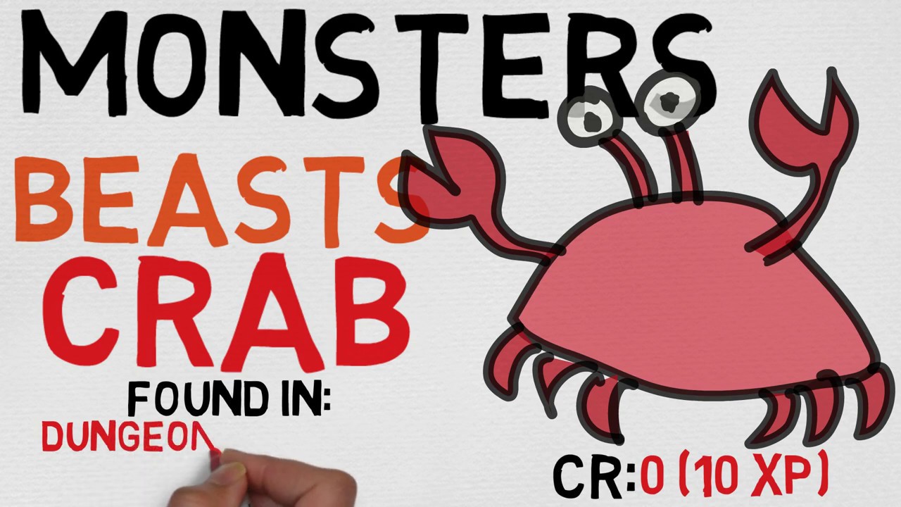 Beast #6: Crab (DnD 5E Monsters) - YouTube