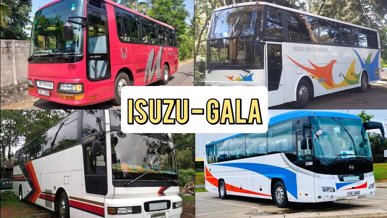Isuzu Gala Buses in Sri Lanka | ලංකාවේ තියෙන සුපිරිම ජපන් බස් මාදිලියක් ...