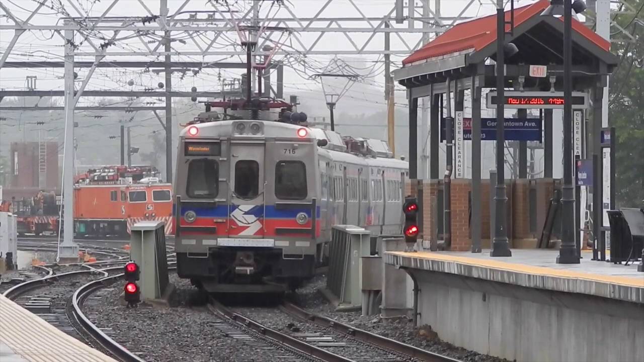 SEPTA Action, Wayne Junction - YouTube