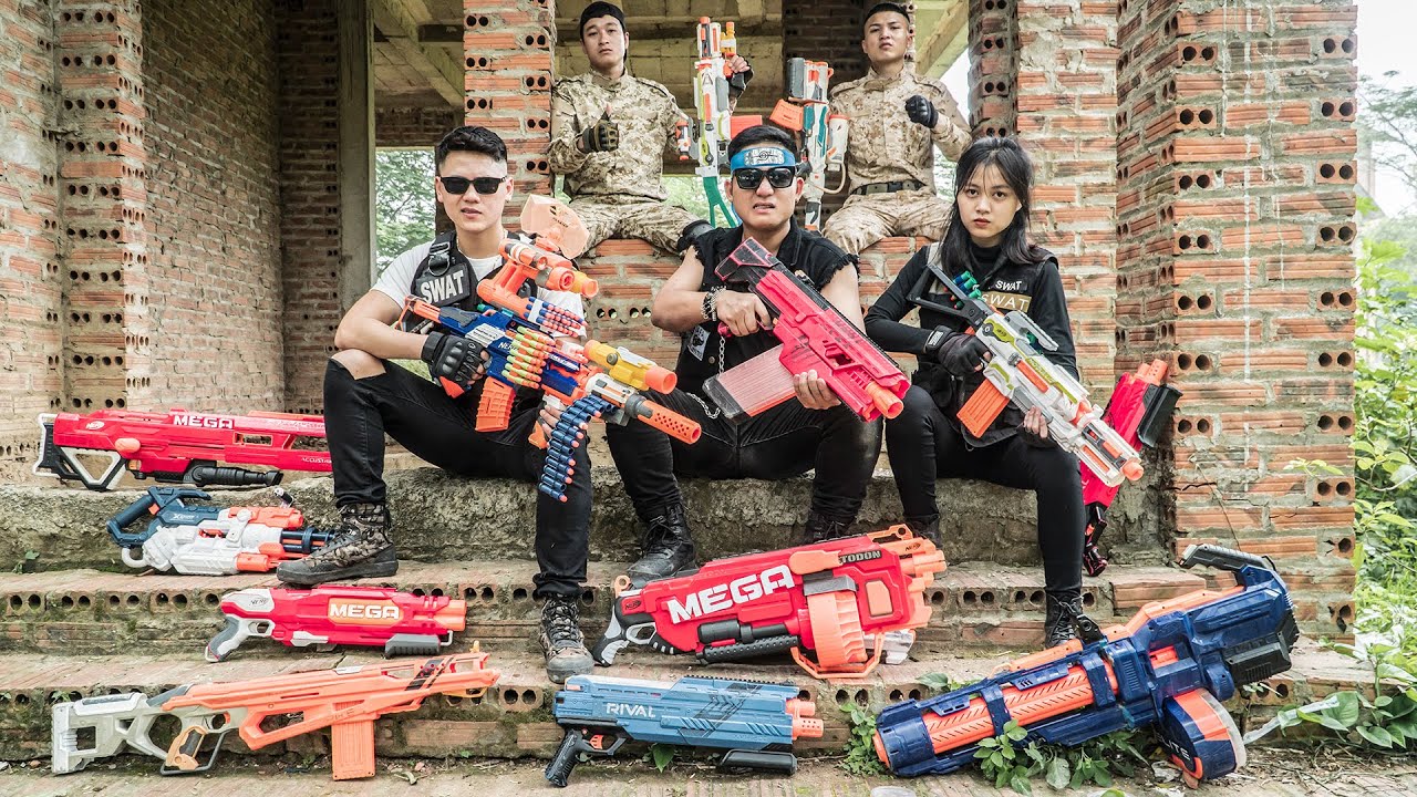 Nerf Guns War : S.W.A.T Couple Of Seal Team Nerf Guns Attack Crazy Nerf ...