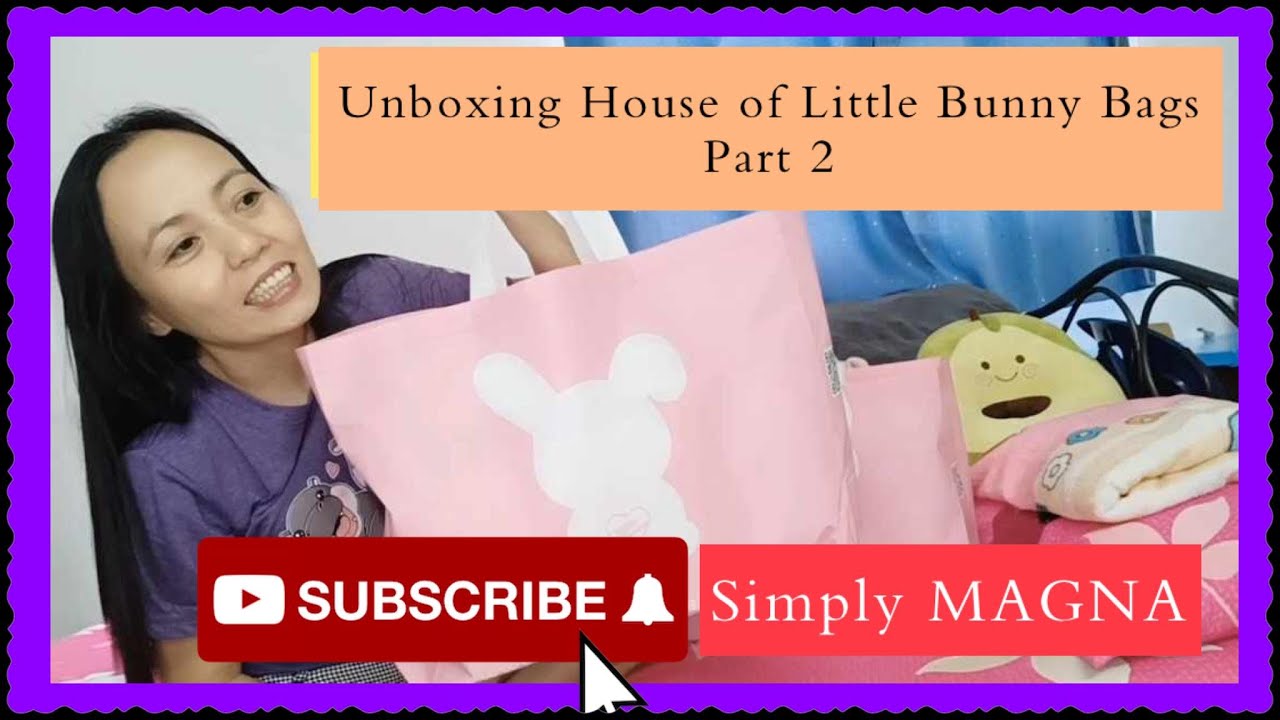 Unboxing House of Little Bunny bags Part 2 - YouTube