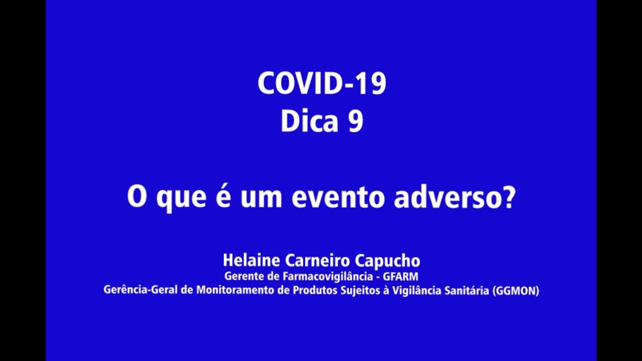 O que é um efeito Adverso? - YouTube