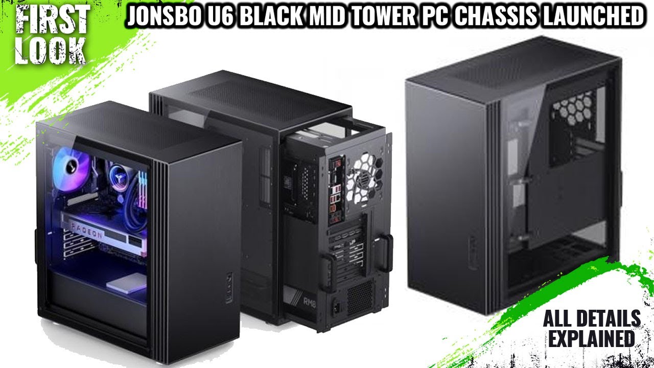 JONSBO U6 Black Mid Tower PC Case Launched - Explained All Spec ...