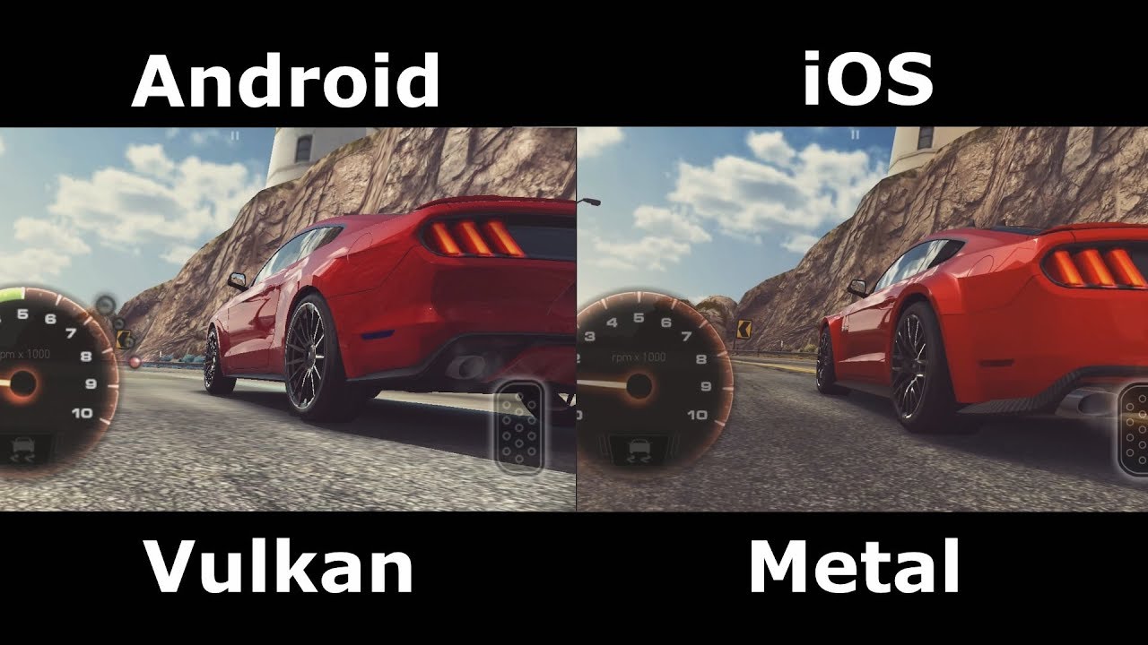 Need for Speed™ No Limits | Vulkan vs Metal - YouTube