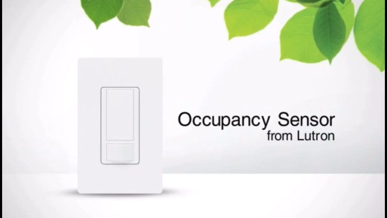 Lutron® Maestro® Occupancy Sensor | Hands-Free Lighting & Energy Savings - YouTube