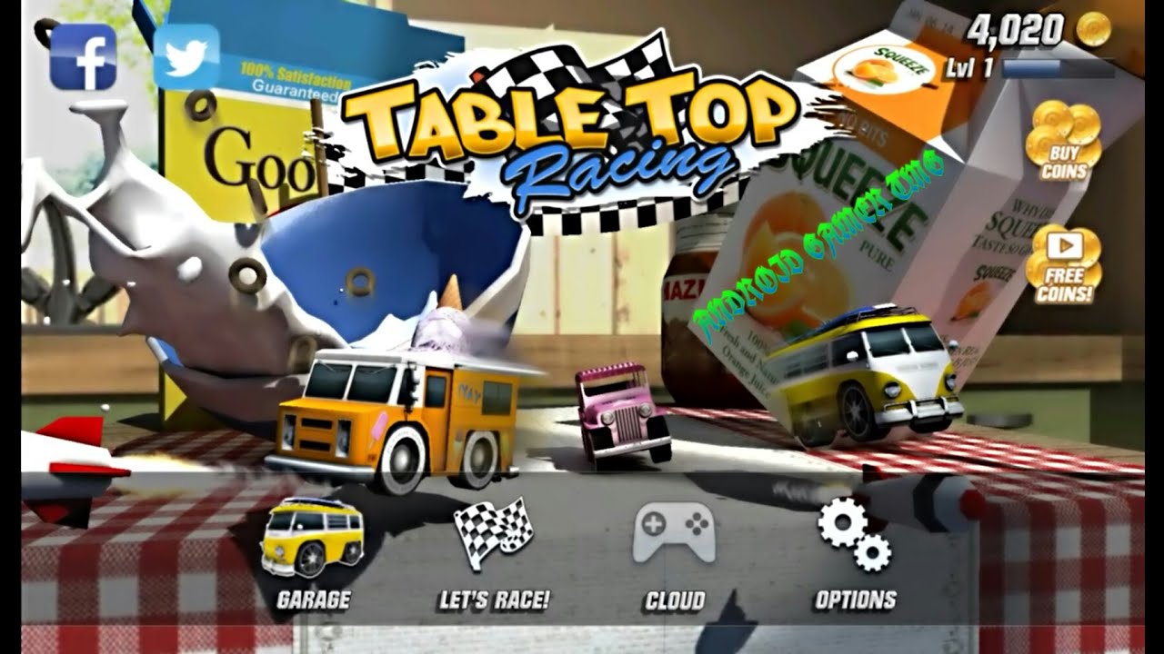 Table Top Racing Free - HD Android Gameplay - Racing games - Full HD ...