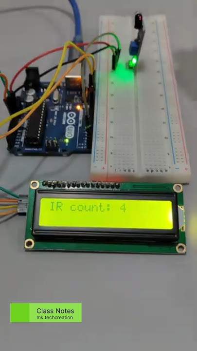 "DIY Arduino IR Sensor Counter: Count Anything Instantly! 🤖📊"#arduino ...