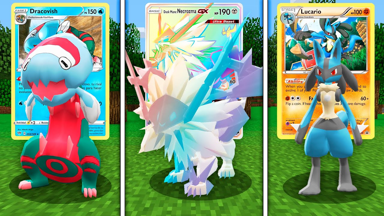 Cartas Pokémon Decidem Meus Pokémon No Minecarft Pixelmon Youtube