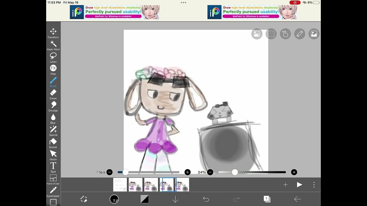 Oppa wiwi #bassie #pebble #ibspaintx #dandysworld - YouTube