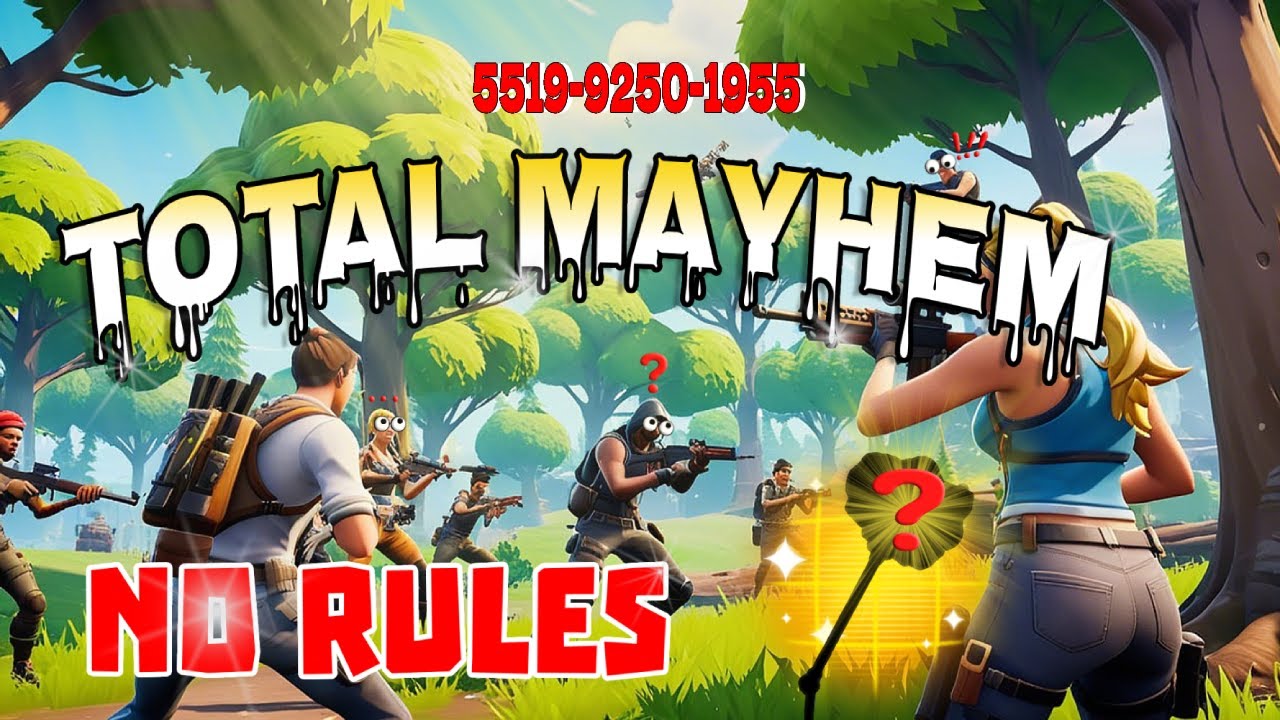 Я створив мапу в Fortnite ! Total Mayhem: No Rules Fortnite island ...