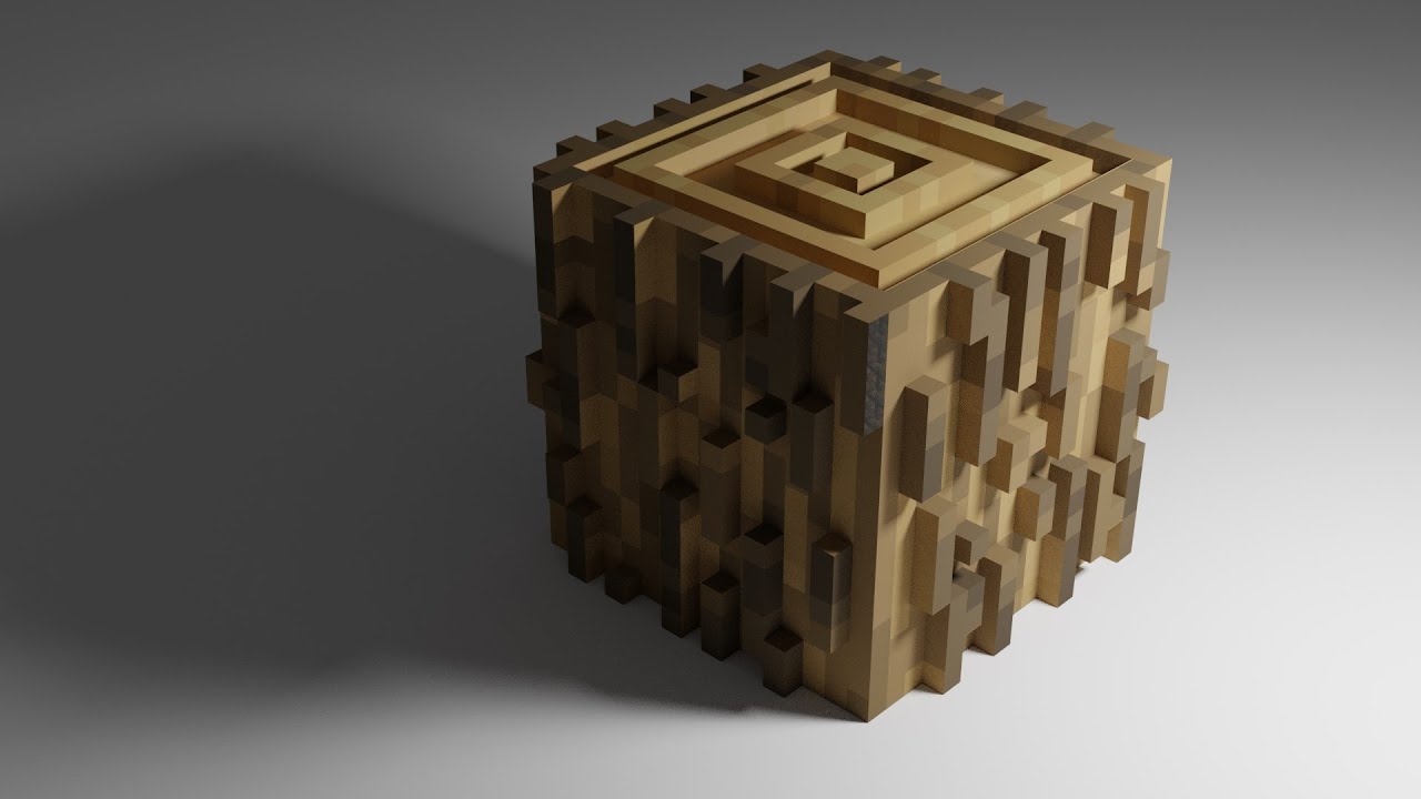 How to Make 3D Minecraft Wood in 1 Minute - Lazy Minecraft Tutorials ...