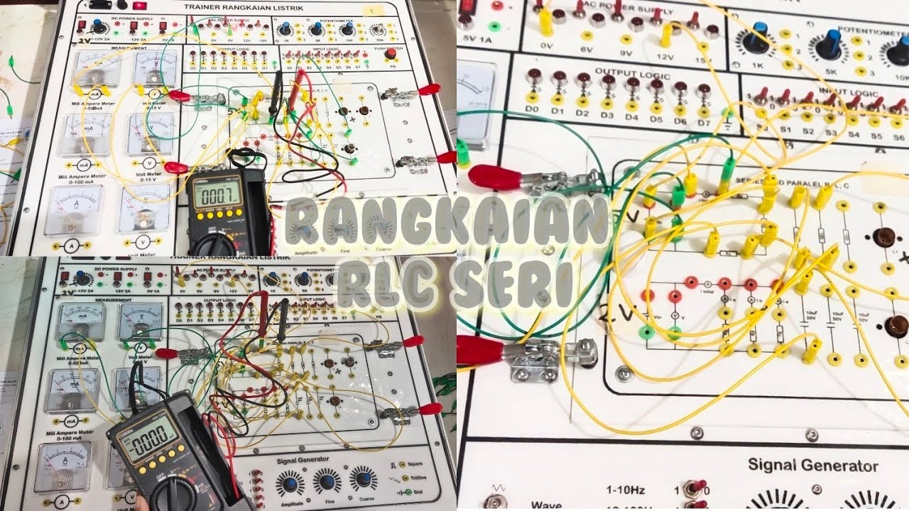 Prak. PBL & RL [Modul 4] - Video Demo Rangkaian RLC Seri - YouTube