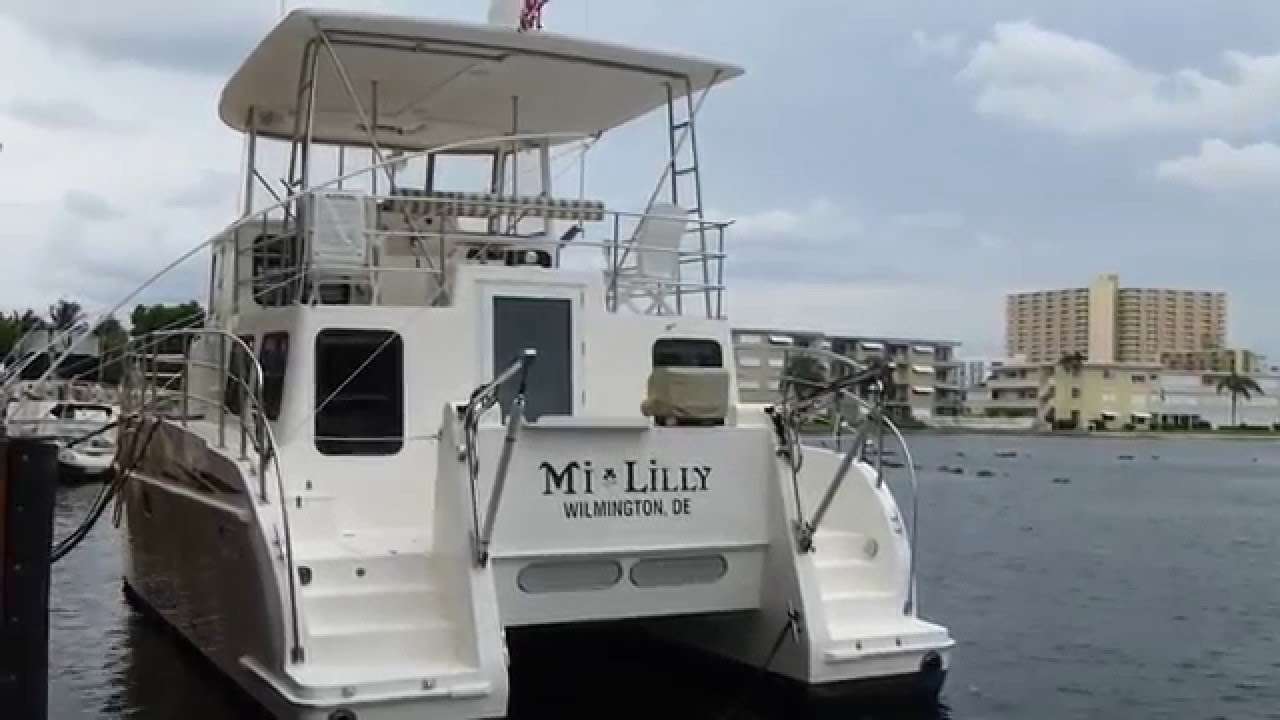 Endeavour Trawler Cat 40 "MiLilly" catamaran - YouTube