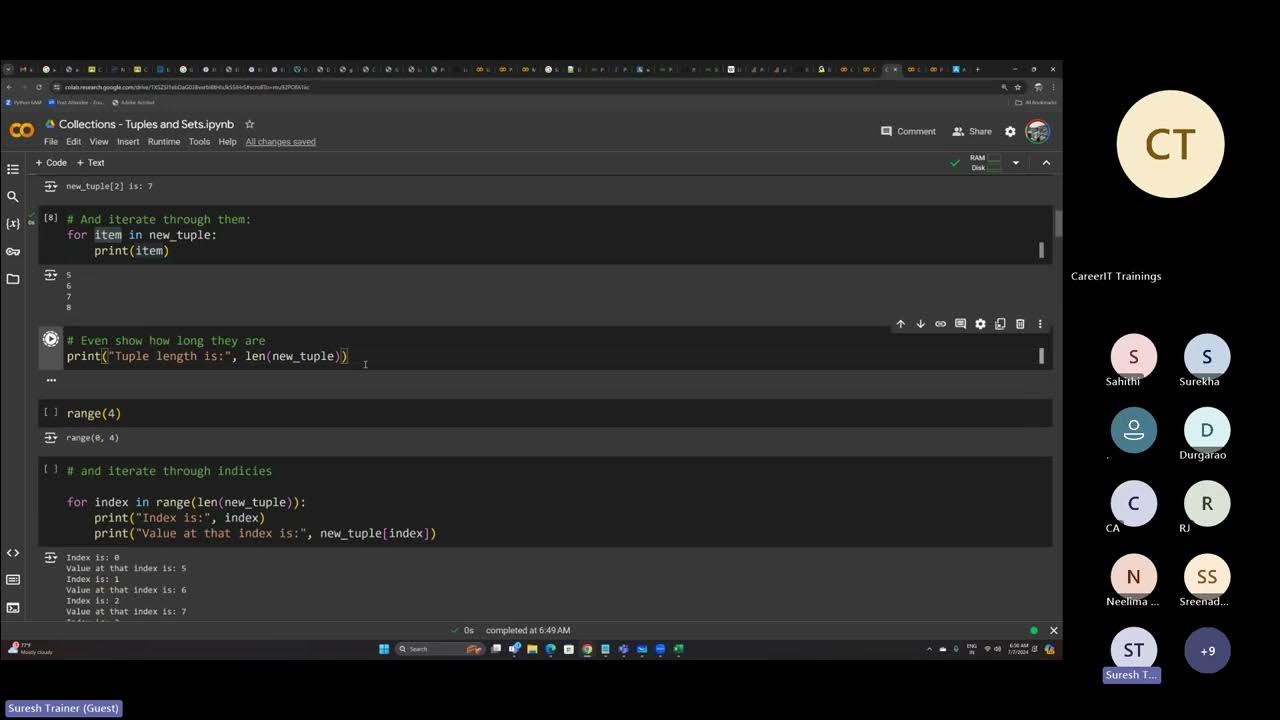 Python 14th session - YouTube