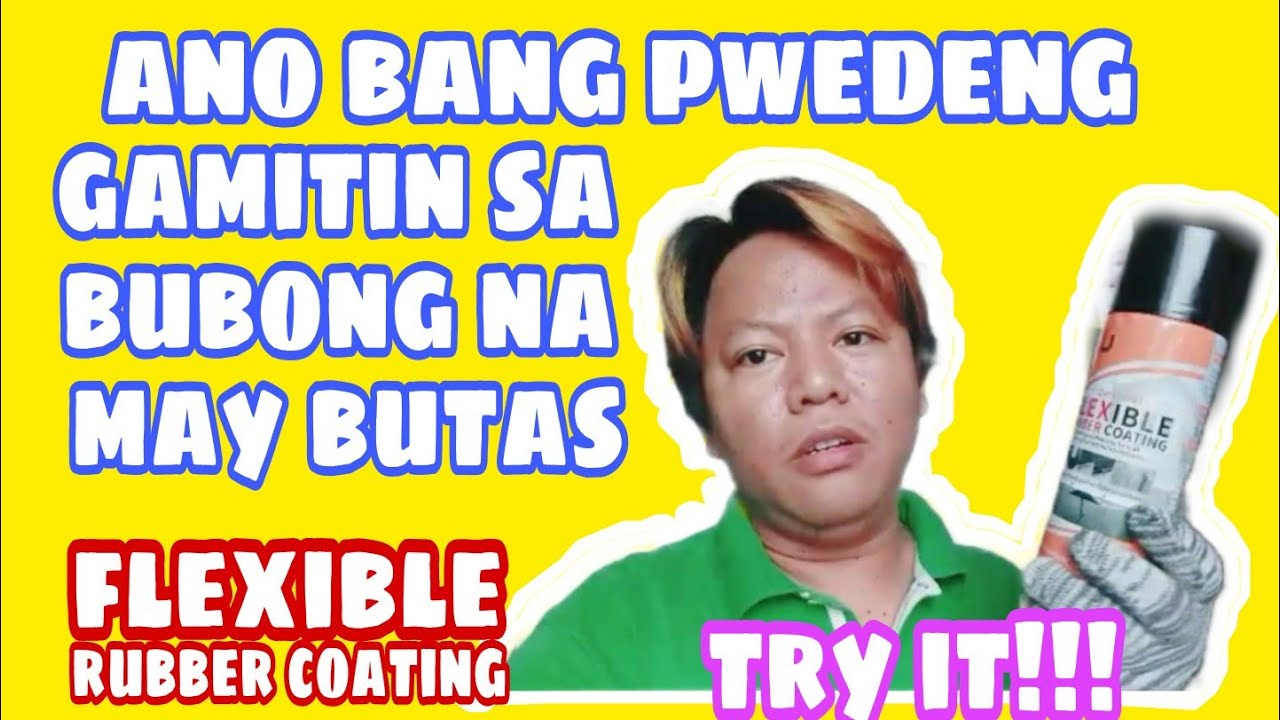 effective na pantapal sa bubong na may butas o tagas - YouTube