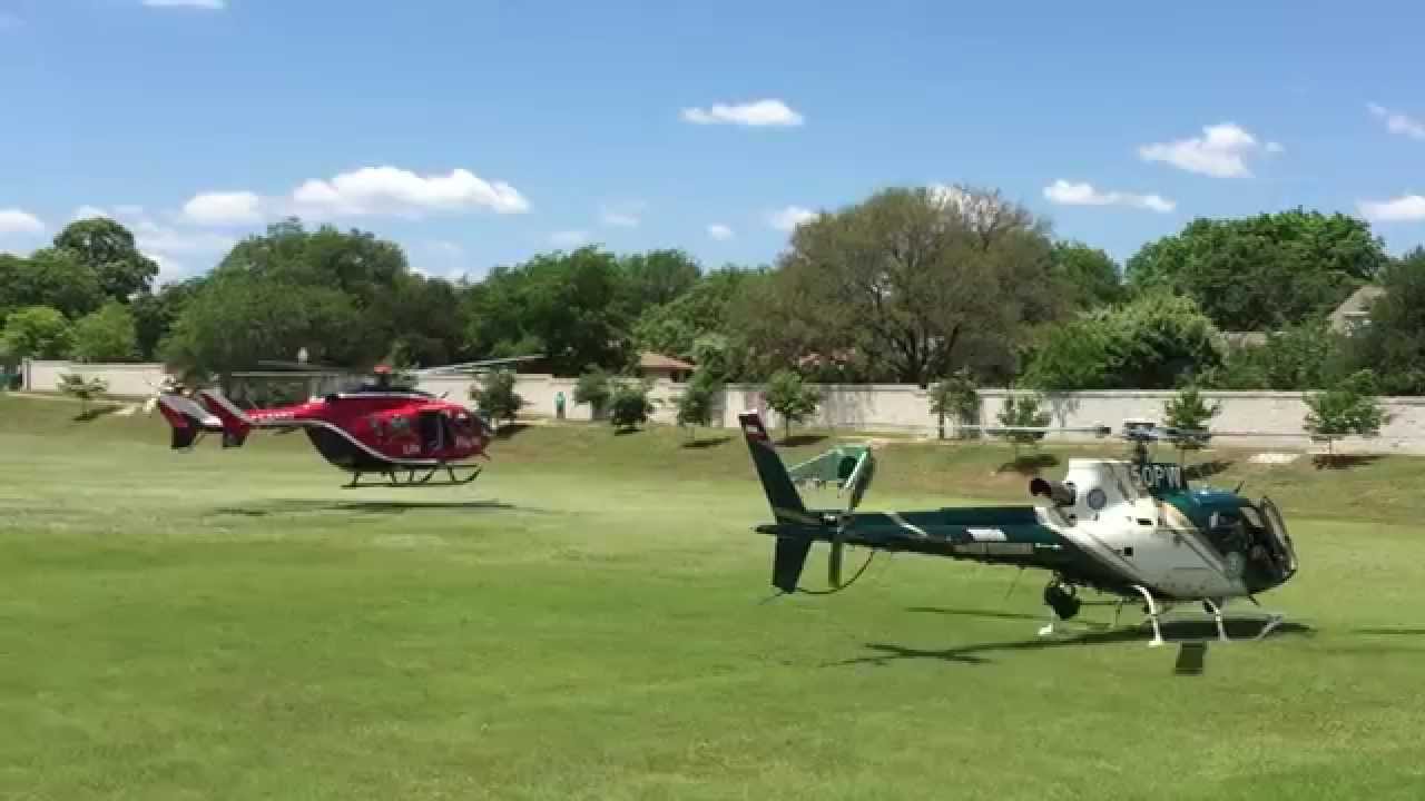 Austin Tx Area Medical and Local Law Enforcement Helicopters - YouTube