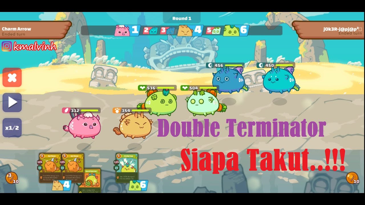 "Special Edition Double Terminator" Game Tutorial Axie Infinity Plant ...