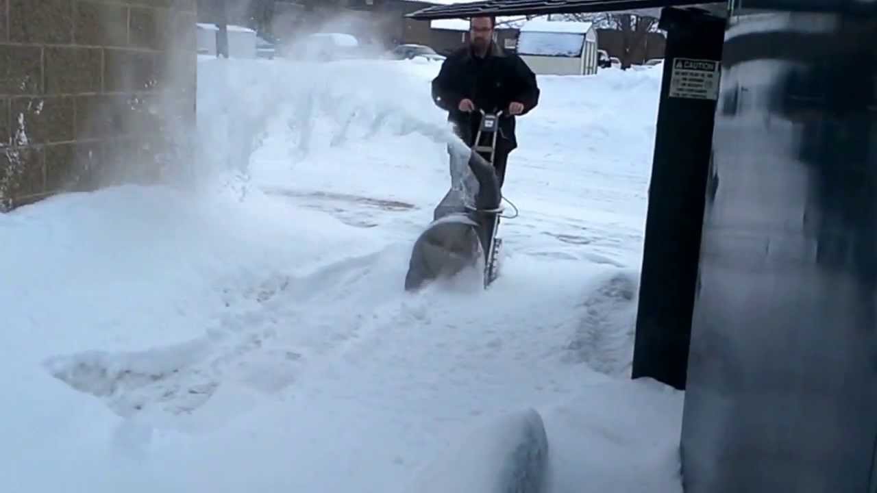 Homko Snow Mule Craftsman Antique Snowblower - YouTube