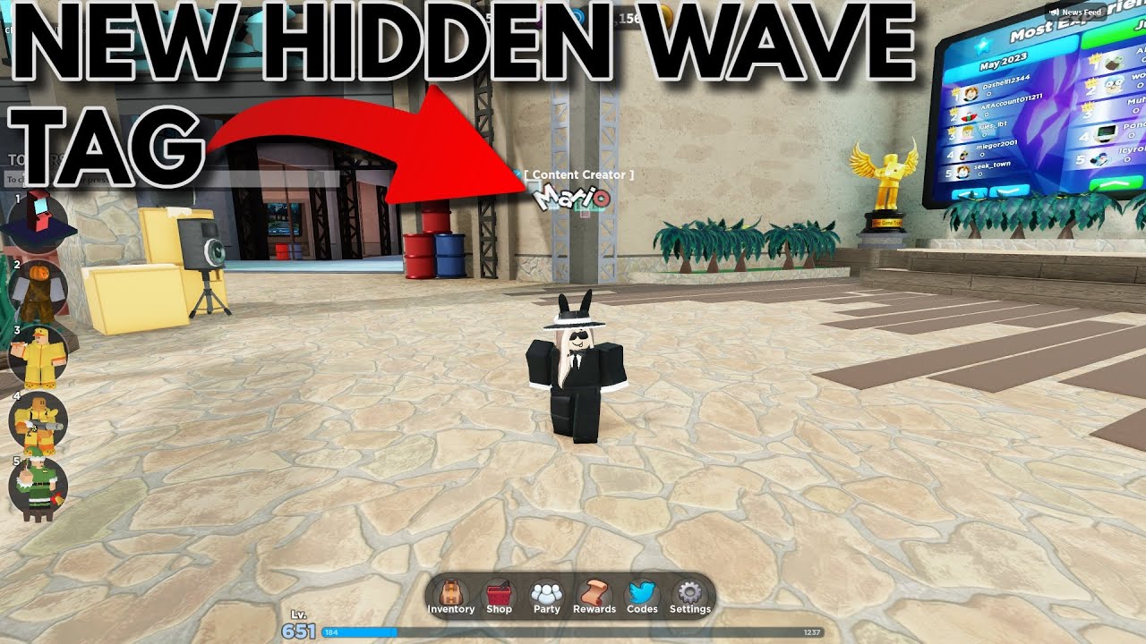 New Hidden Wave nametag - Tower Defense Simulator - YouTube