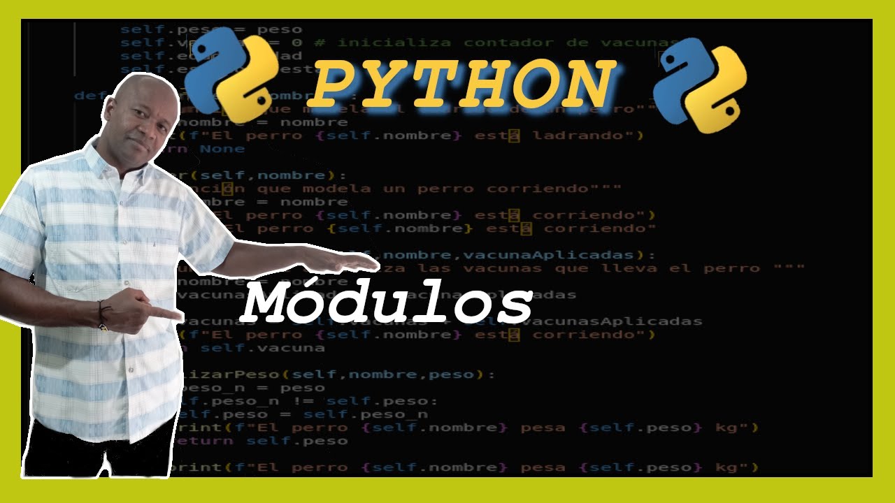 Python.¿Cómo utilizar los módulos de Python? - YouTube