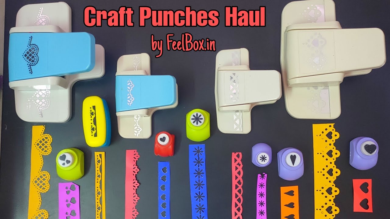 Craft Paper Punches Haul How To Use Paper Craft Punches How To