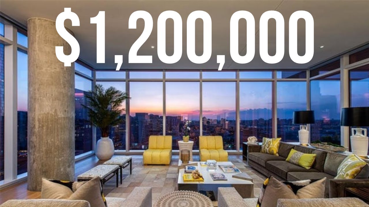 Luxury Penthouse Tour in Dallas TX - YouTube