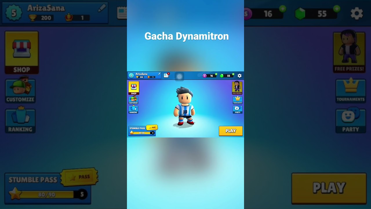 Gacha Dynamitron Stumble Guys #shorts #stumbleguys - YouTube