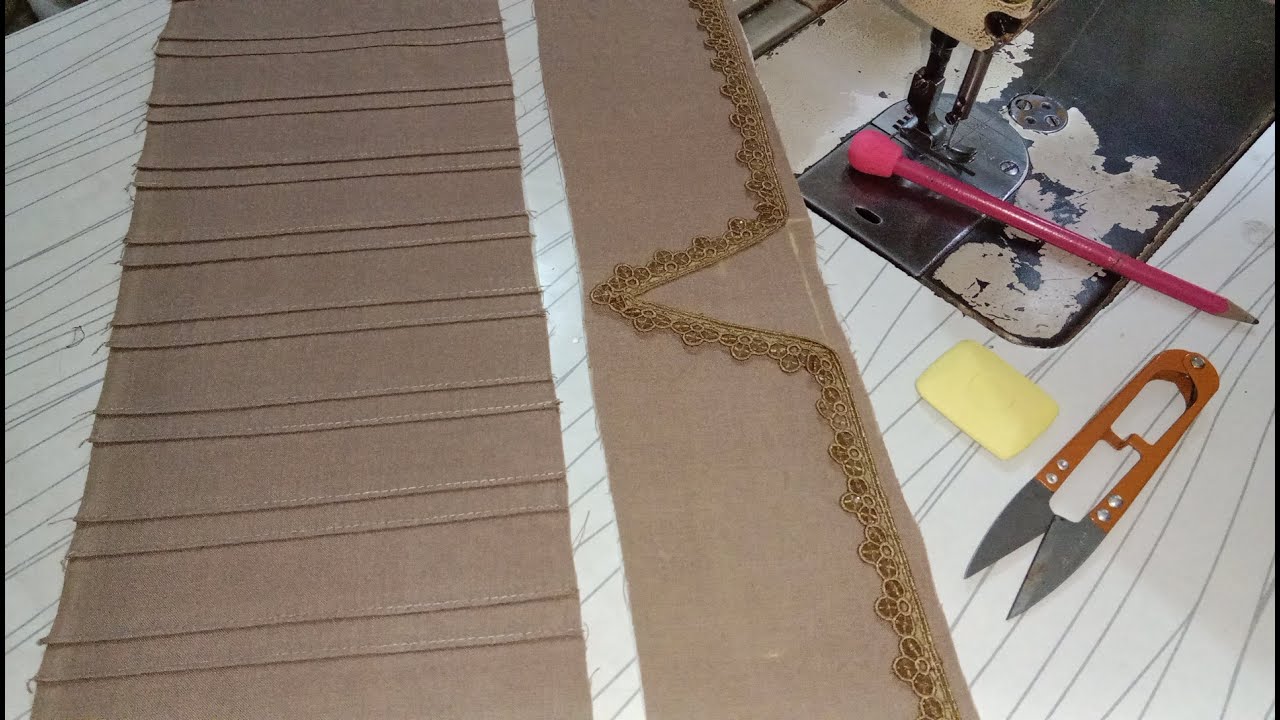 Trouser Design Cutting And Stitching || New Trouser Bottom Design 2024 ...