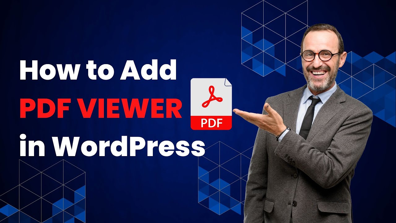 How to Add a PDF Viewer in WordPress - YouTube