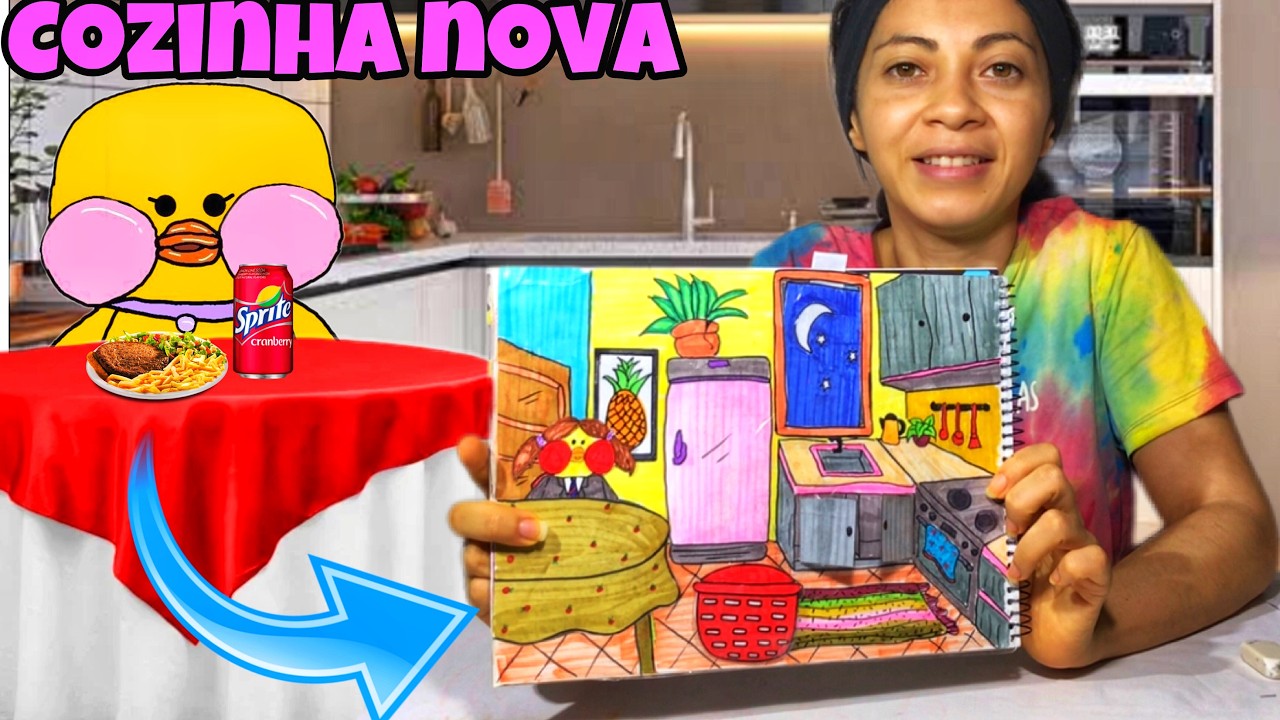 PAPER DUCK TÁ DE COZINHA NOVA PATO VIRAL DO TIKTOK lINDA E SIMPLES ...