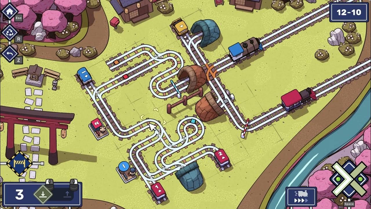 Railbound ( Level 12-10 | Hard 2D Puzzle Game ) | Tutorial and Gameplay - YouTube