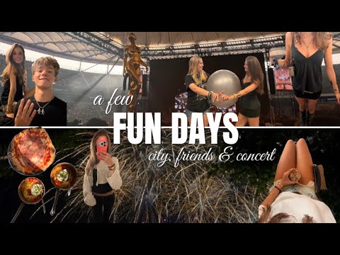 a few FUN DAYS 🎫🍝🎇