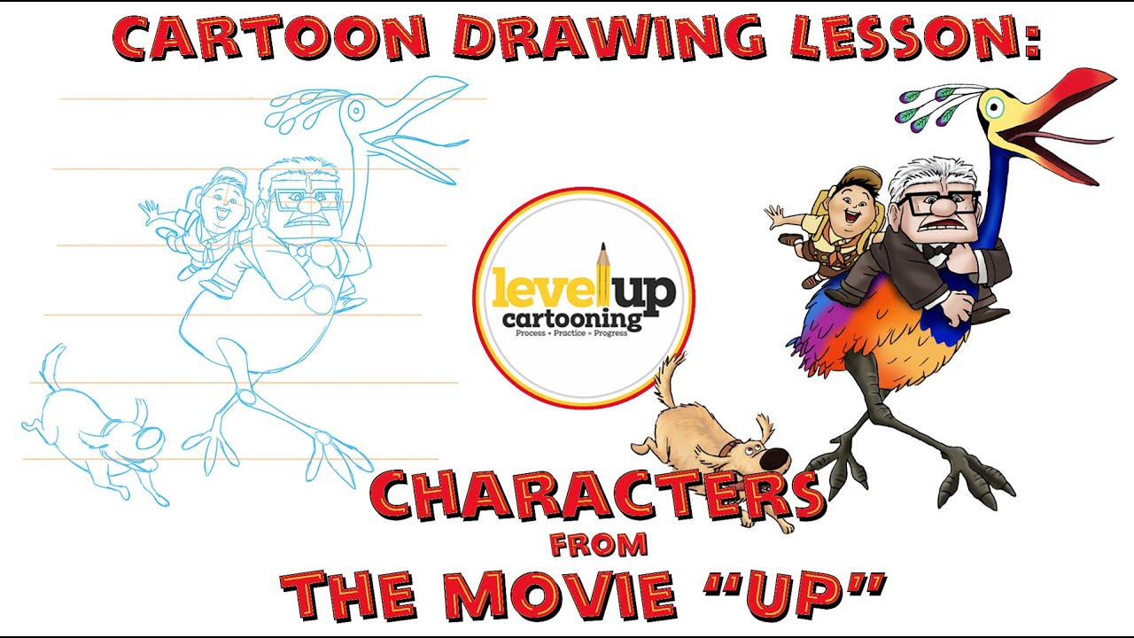 Let's Draw Characters from the Movie Up - YouTube