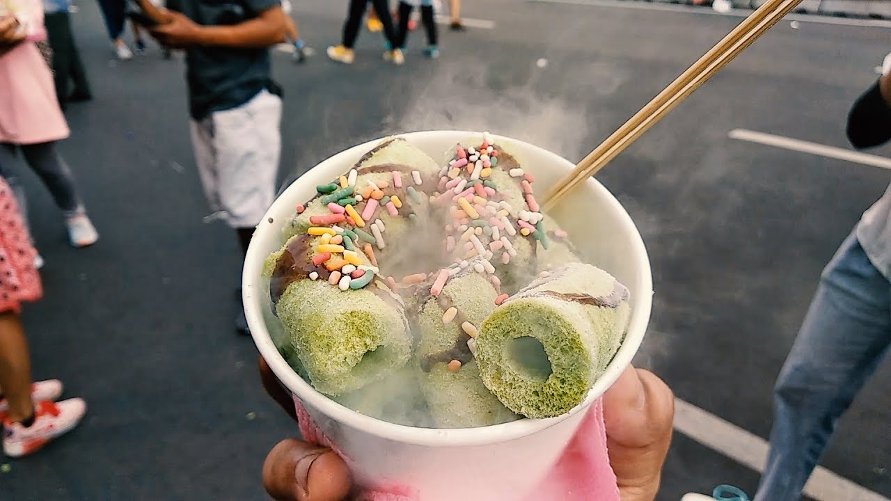 INDONESIAN STREET FOOD [Dragon Breath , Korea Smoke Snack] - YouTube