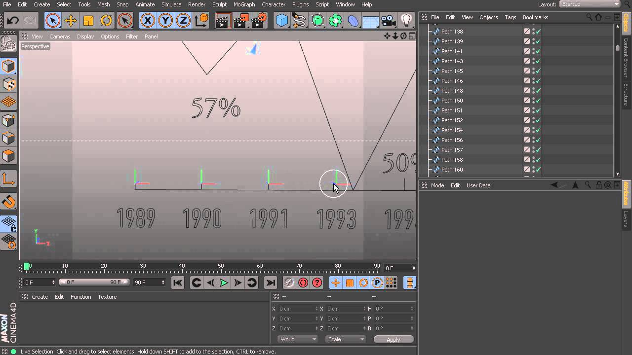 03 Importing and using the Illustrator paths as splines - YouTube