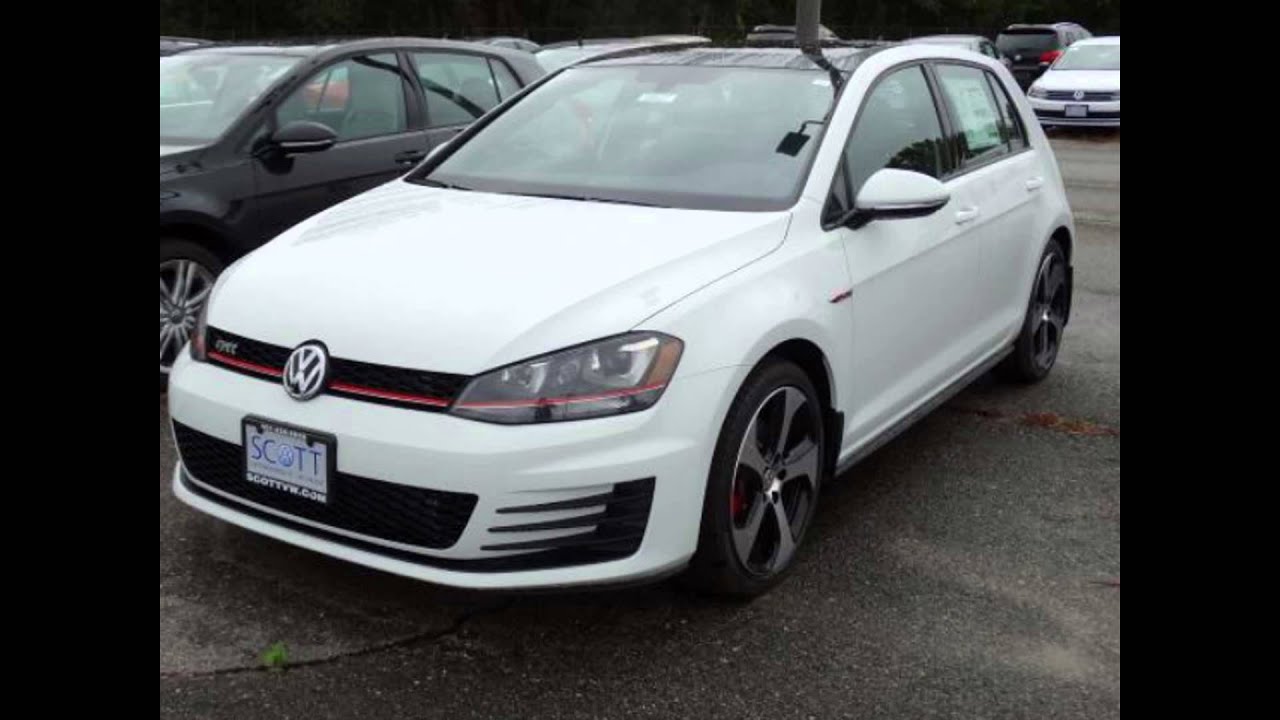 2016 Volkswagen Golf GTI Pure WHite - YouTube