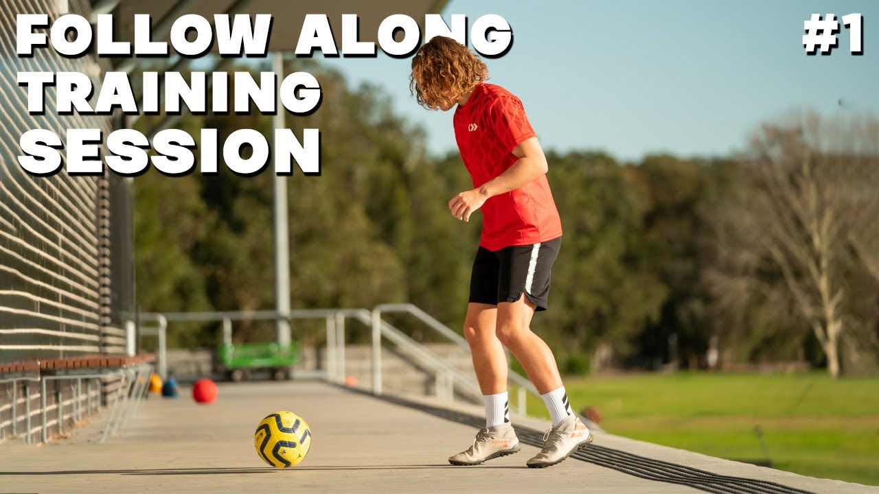 Full Follow Along Individual Football Training Session | Episode 1 ...