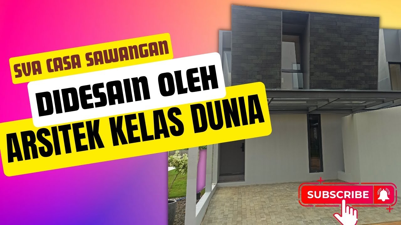 SVA CASA Sawangan: Ketika Arsitek Kelas Dunia Turun Tangan, Rumah Kecil ...