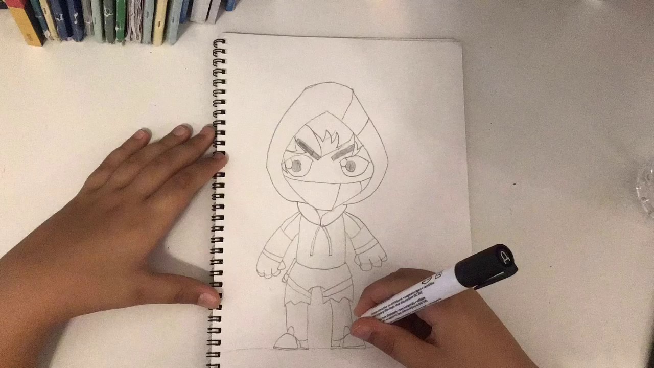 How To Draw Ikonic Skin from Fortnite Battle Royale(My First Video ...